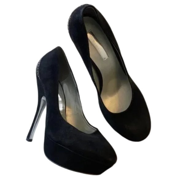 H by Halston | Shoes | H By Halston Metallic Mesh Detail Sexy Night Out ...